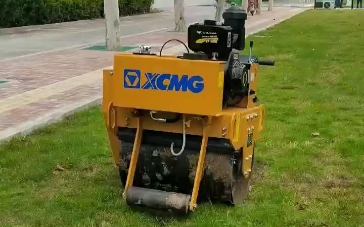 徐工集团040型手扶单钢轮压路机 振动小型压路机 配柴油电启动发动机