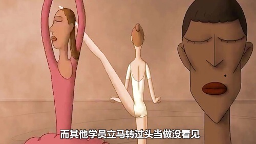 丑男拳击手爱上芭蕾女孩,动画二次元动漫电影