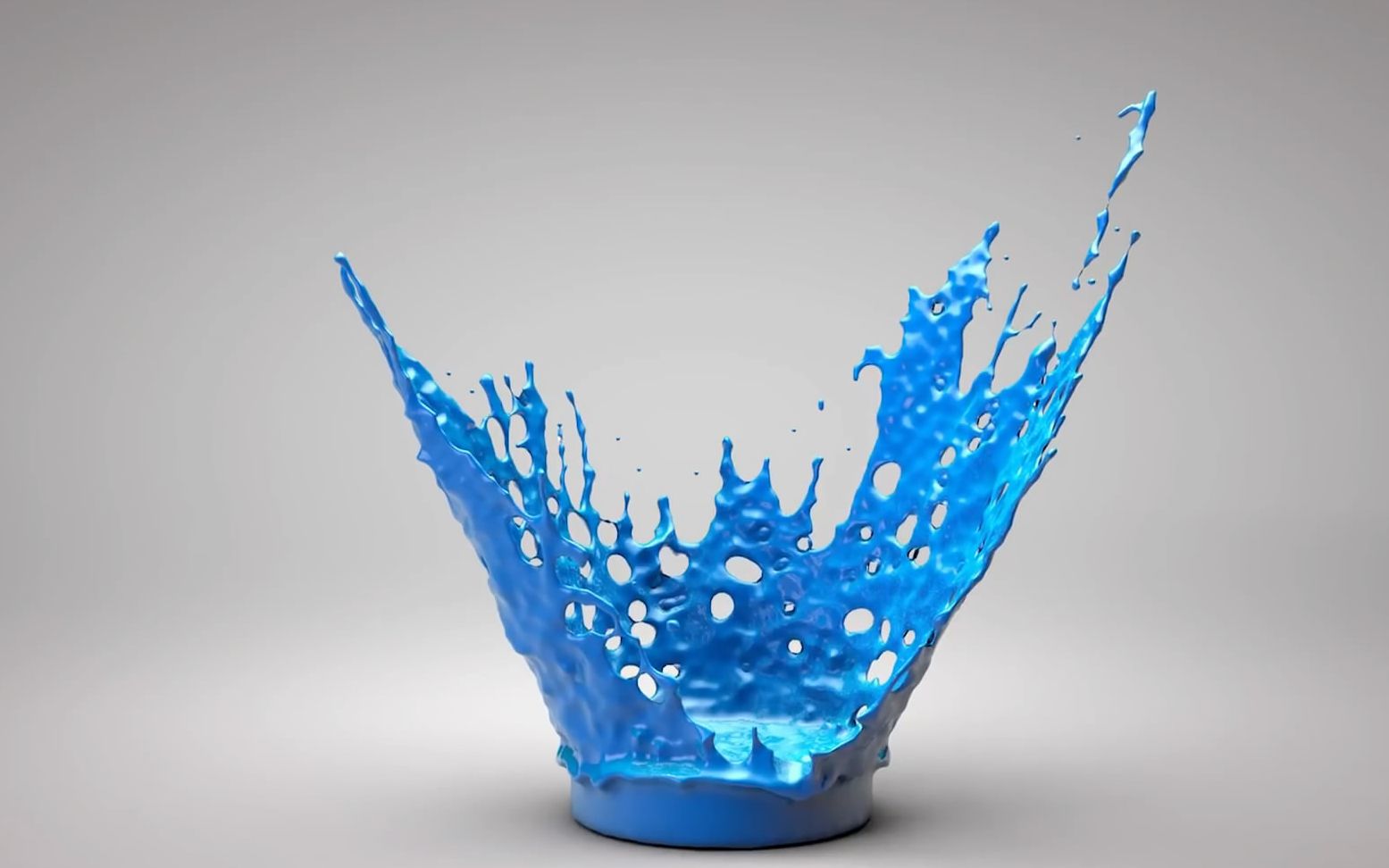 Cinema 4D C4D教程 用C4D结合realflow插件制作水花飞溅效果模型...