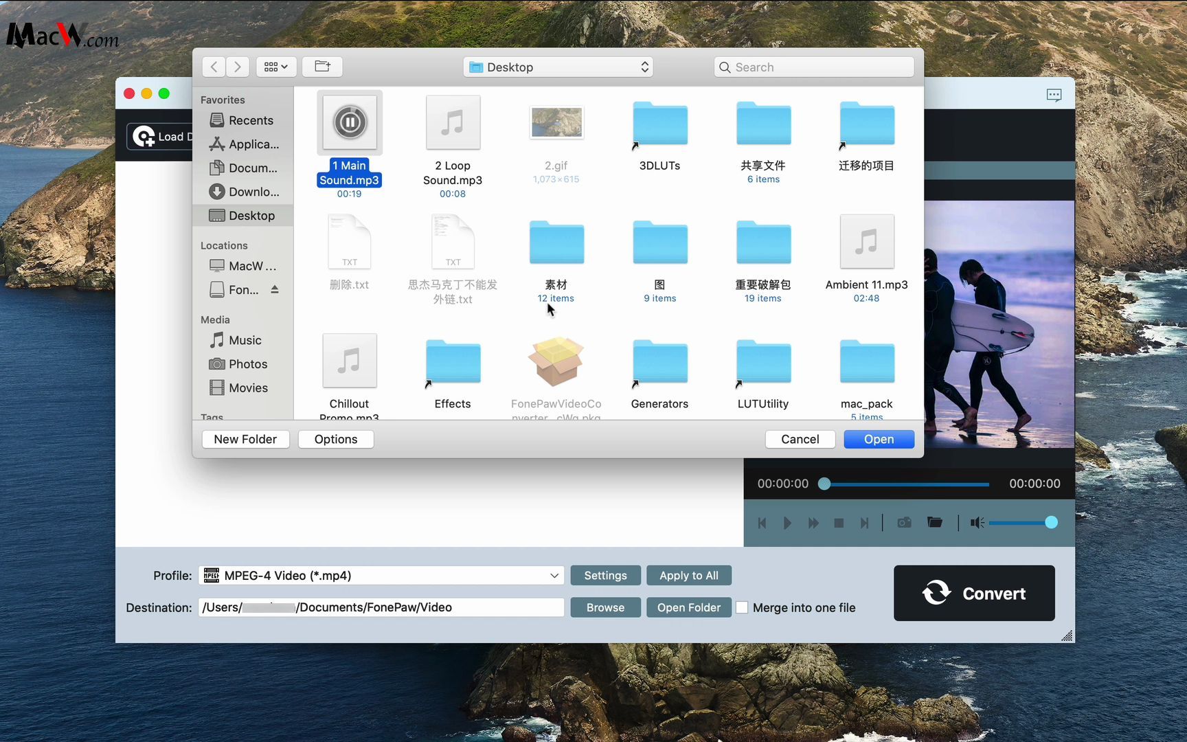 FonePaw Video Converter Ultimate for mac(视频格式转换软件)