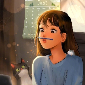 小赵躺着晒月亮 