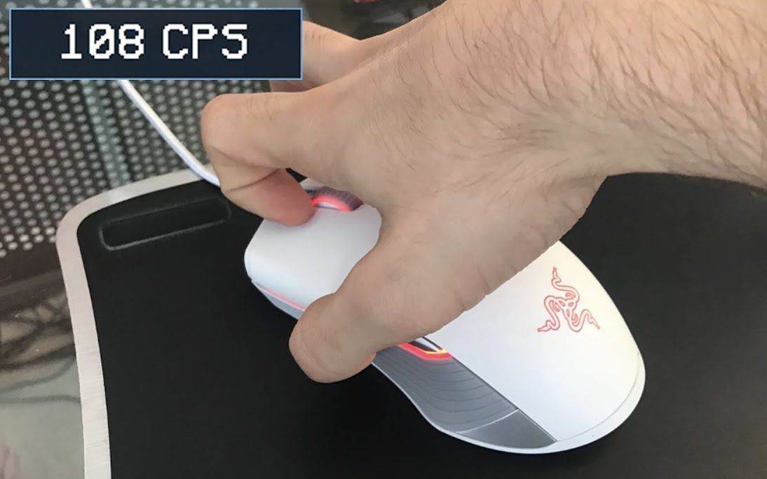 在MC中唯一可能达到100CPS的方法!鼠标:mmp