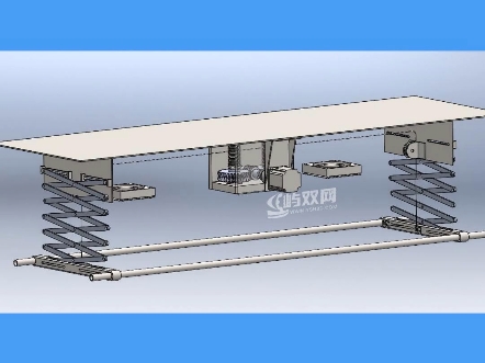 伸缩式晾衣架工作原理动画