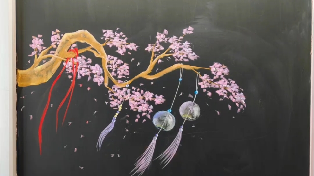 粉笔画,黑板报边框