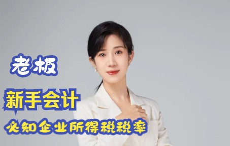 企业所得税税率到底是25%,还是2.5%呢?老板和新手会计都得知道哦!...