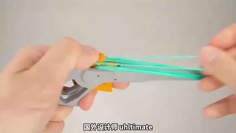 超简单的3D打印橡皮筋发射器模型及其机械原理