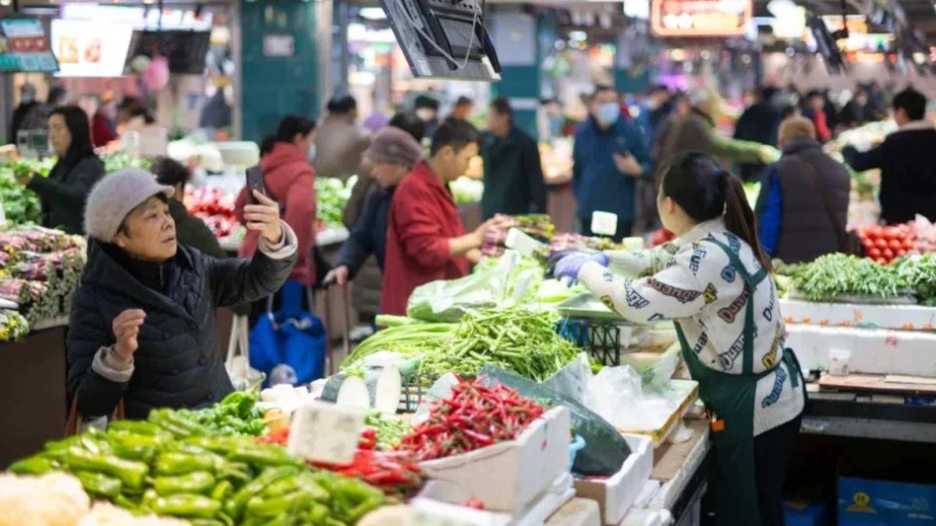 中外网友"大对账",对到了菜市场