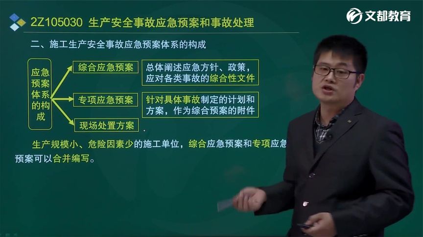 034—21二建管理精讲#生产安全事故应急预案和事故处理