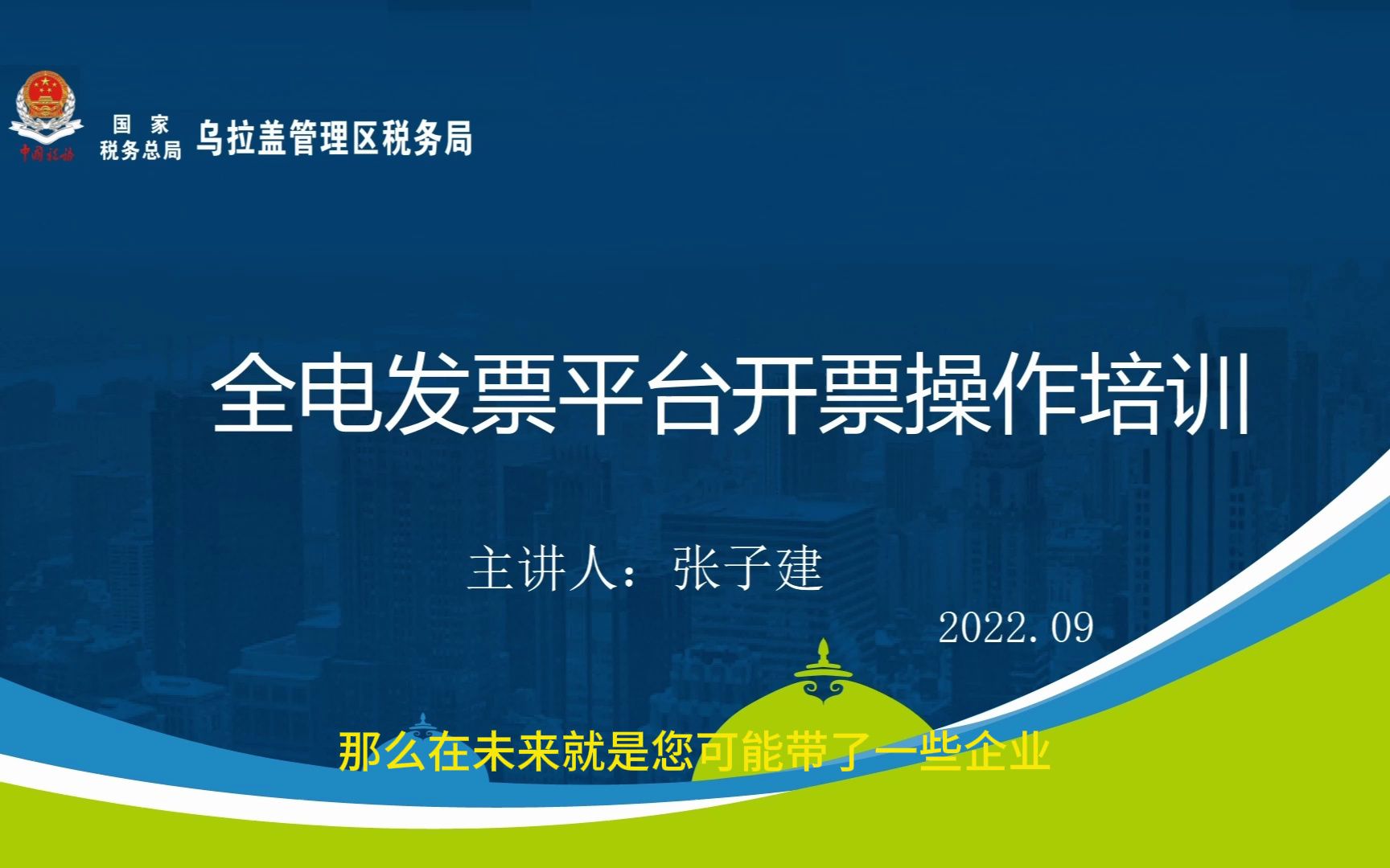 全电发票平台开票操作培训