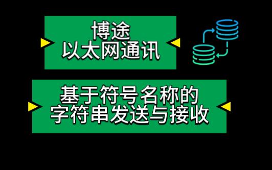 博途 以太网通讯 基于符号名称 的 发送接收字符串