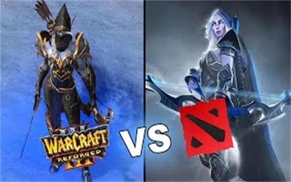 魔兽争霸3重置版 VS Dota2 模型对比