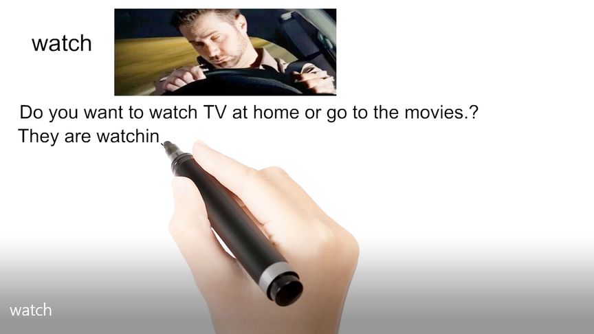 英语思维角度学动词watch的意象英语学习方法