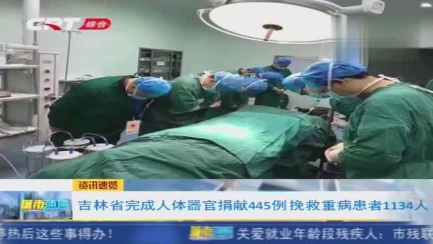 生命的传递!吉林省完成人体器官捐献445例,挽救重病患者1134人