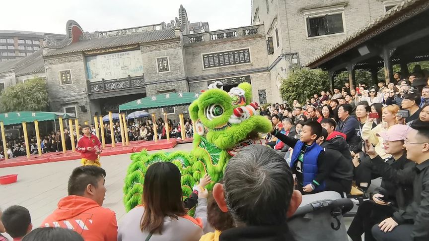 你没见过的南派醒狮表演!