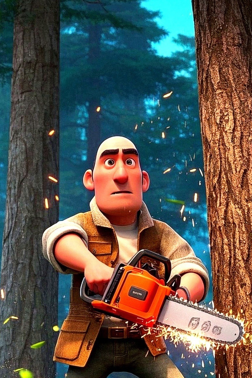 熊出没,光头强学习环保,成为森林朋友