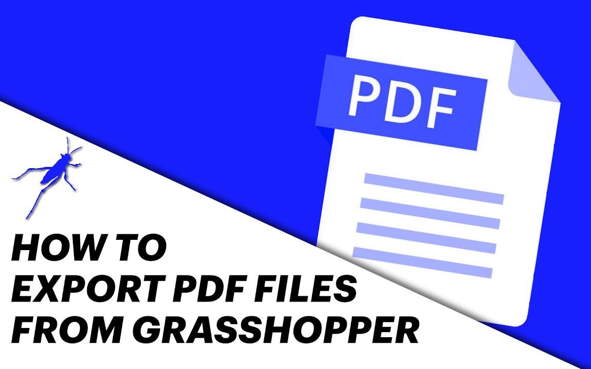 【Grasshopper插件】ShapeDiver:How To Export PDF Files From ...