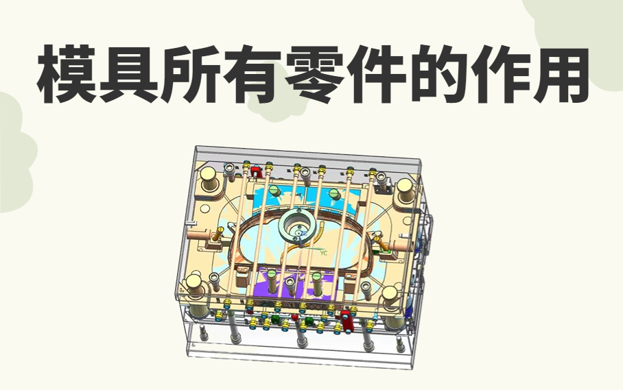 模具所有零件的作用 与模具设计如何选择 让你全面了解模具!