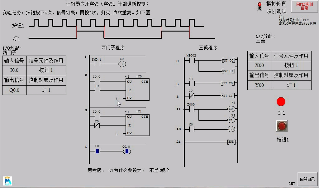 PLC计数器应用案例一