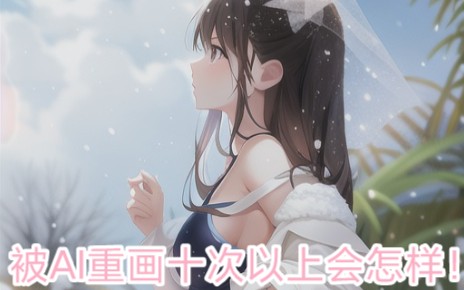 当一张照片被AI画了十次以上会怎样呢?