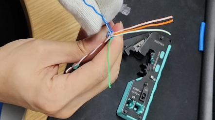 六类网线水晶头制作方法