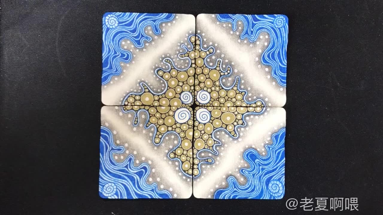 Zentangle 禅绕画~PP07-Day1