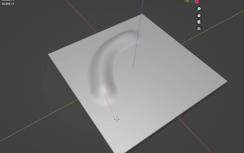 blender雕刻笔刷:笔触平滑,笔触累加,防止影响物体背面,雕刻平面等功能