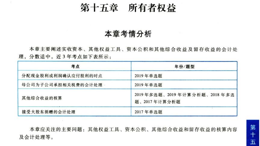 注会第15章1-所有者权益的学习-学浪计划