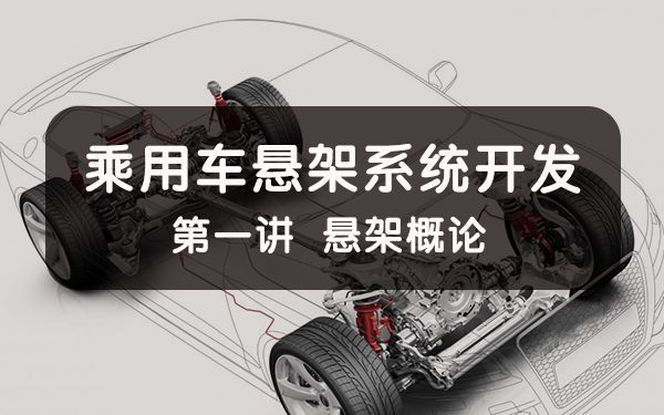 IND4汽车人:乘用车悬架系统开发第一讲---悬架系统原理