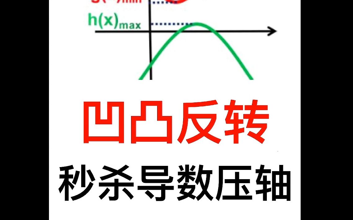 0825.凹凸反转秒杀导数压轴