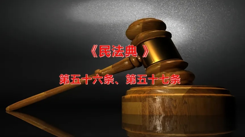 民法典学习 第五十六条、第五十七条