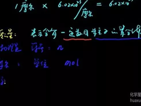 1.2.1 物质的量单位