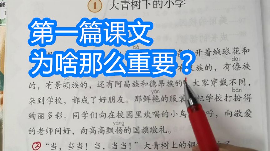 第一篇课文为啥那么重要?考试必考题:排比句式和好词填空