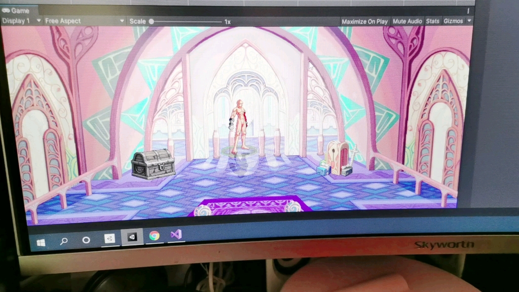 【自学游戏编程】这个光头可以走跑跳了