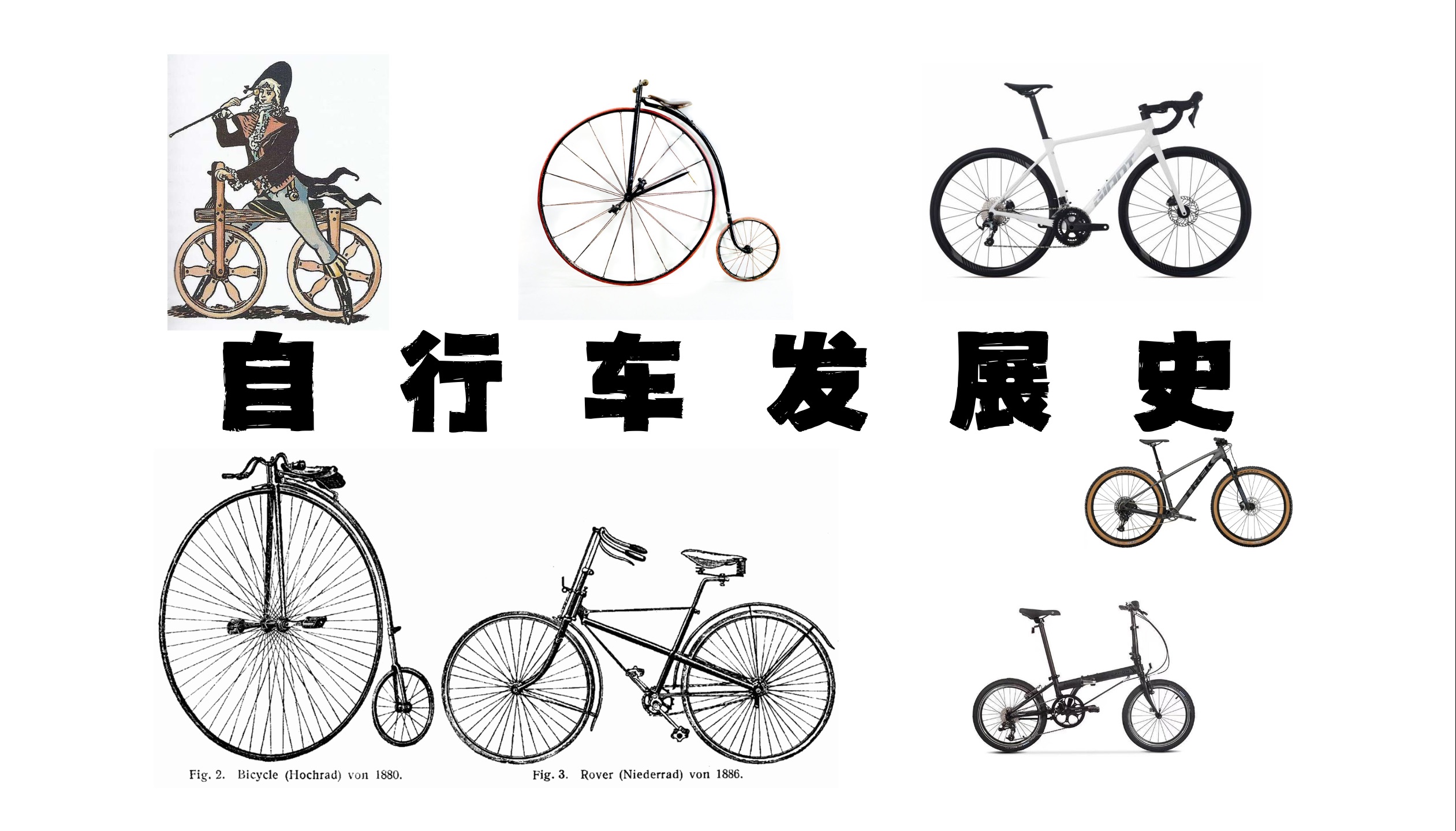 3分钟了解自行车发展史