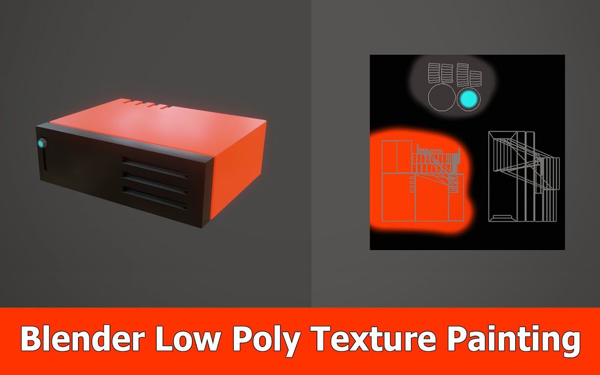 【低模多边形纹理绘制】Blender教程