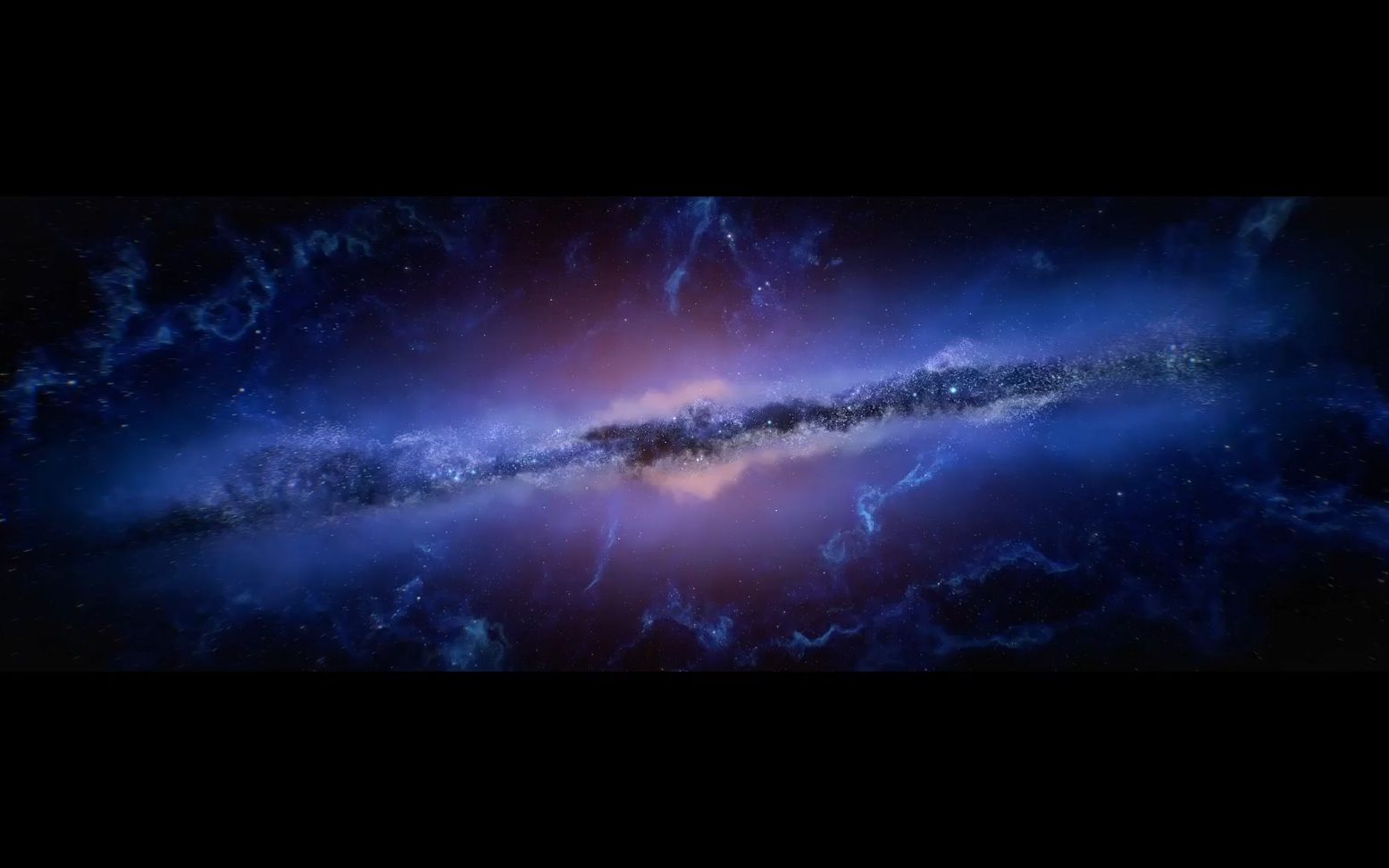 c503 横屏震撼大气宇宙星空壮丽星云粒子星系星河科学宣传视频大...