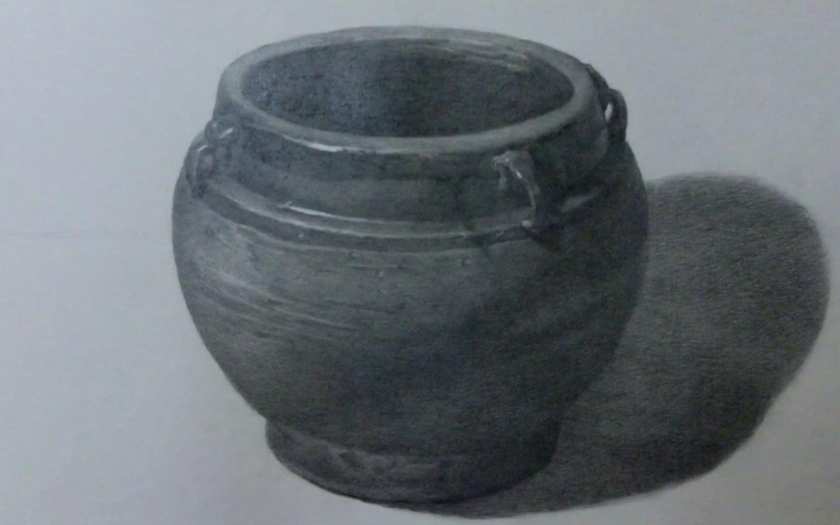 素描静物-陶罐