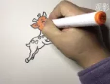 牛人一分钟教你怎么画鹿