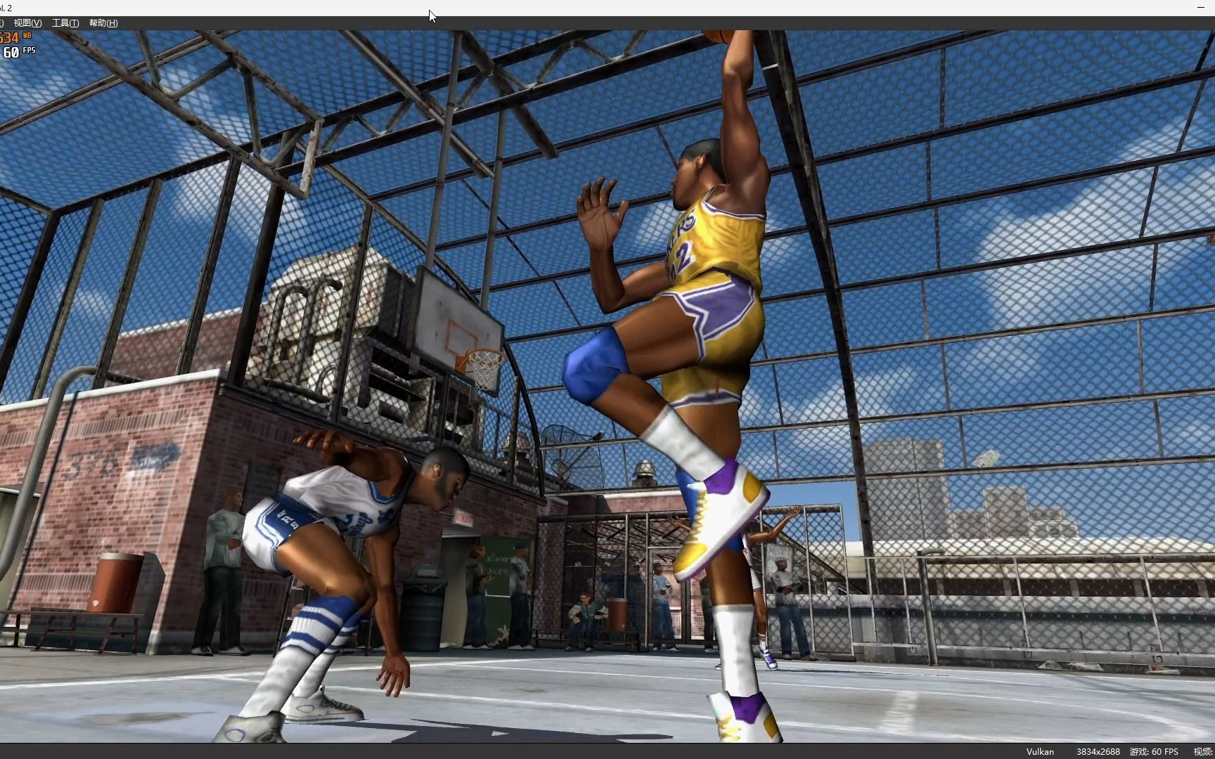 PCSX2模拟器重大性能提升-NBA Street Vol.2帧数翻五倍!