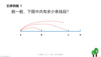 小朋友们都来数一数,图中共有多少条线段?一不小心就数错哦