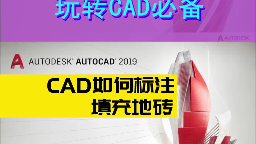 CAD如何标注填充地砖#cad画图 #cad讲堂 #cad教学 #cad