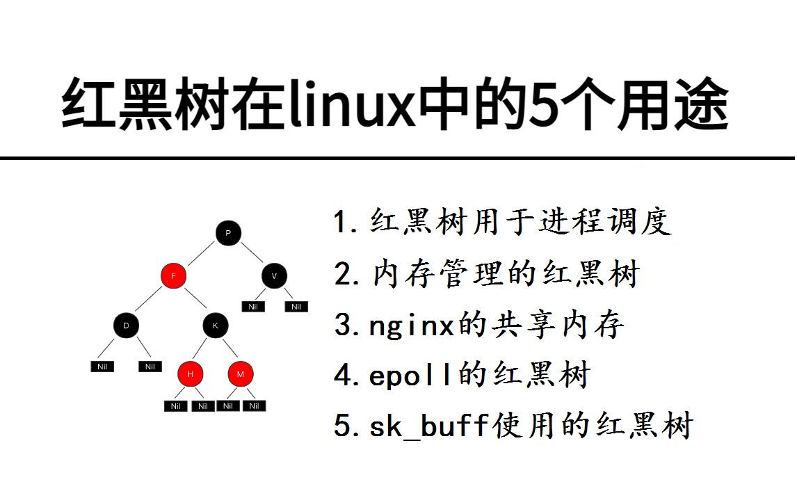 红黑树在linux中的5个用途,每一个都很经典