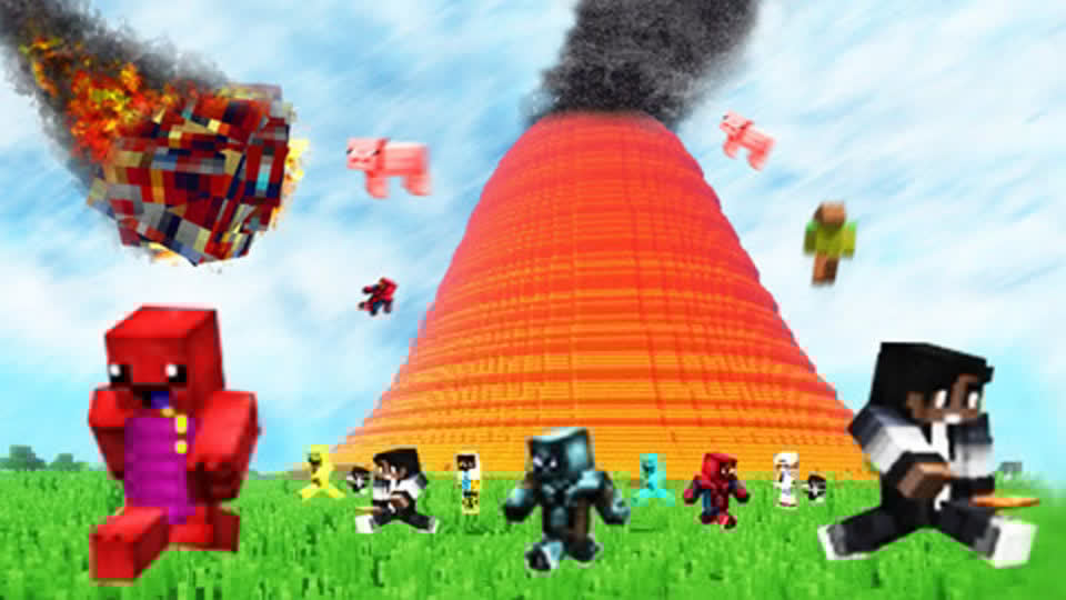 当MC服务器每过五分钟都会发生灾难!40名玩家该如何生存下去