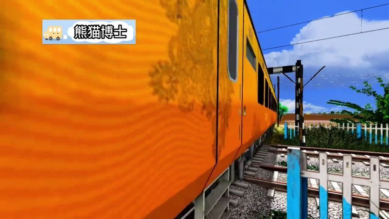 3D真实火车铁路模拟动画系列:蒸汽火车出发了