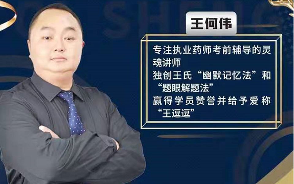 执业药师王何伟老师药考巧记王逗逗老师-抗高血压药(血管紧张素II受体)