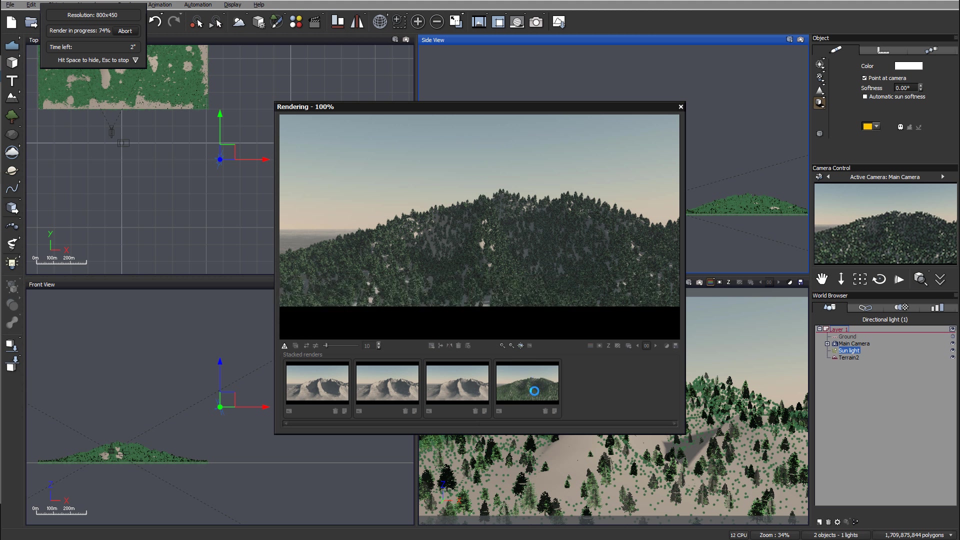 VUE制作山脉场景 Texturing Mountains by Vladimir Chopine