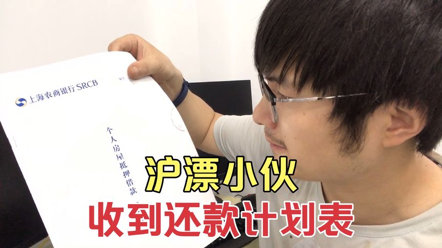 沪漂小伙收到还款计划表,公积金还款月充还是年充,怎么选更好?