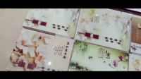 电表箱装饰画带万年历客厅配电箱遮挡液压可推拉带钟表无框画包邮