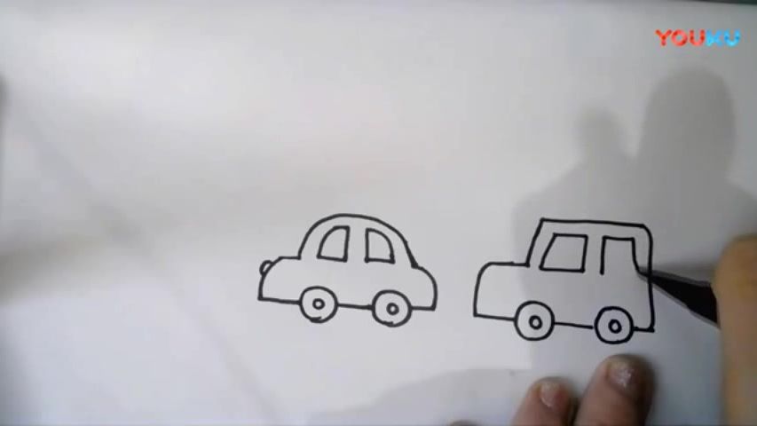简笔画小汽车视频教程