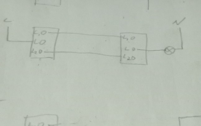 单开单控灯改双控灯线路图